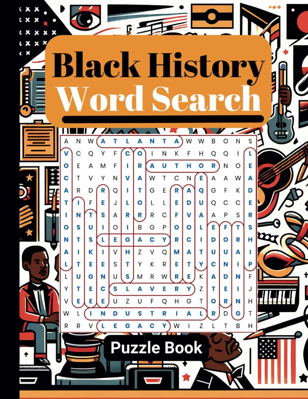 Amazon.com: Black History Word Search Puzzle Book: Educational Word ...