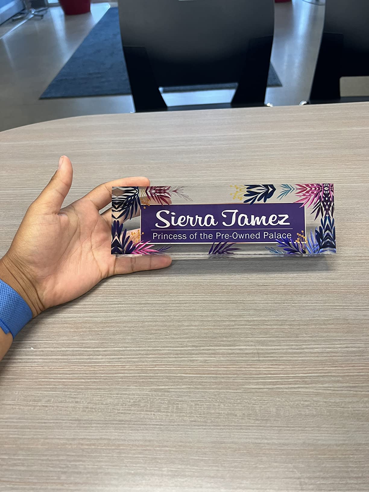 $9/mo - Finance Artblox Office Desk Name Plate Personalized | Custom ...