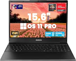 Amazon.com: Azeyou FHD 15.6" Laptop Computer, Ryzen 3 3200U Processor ...