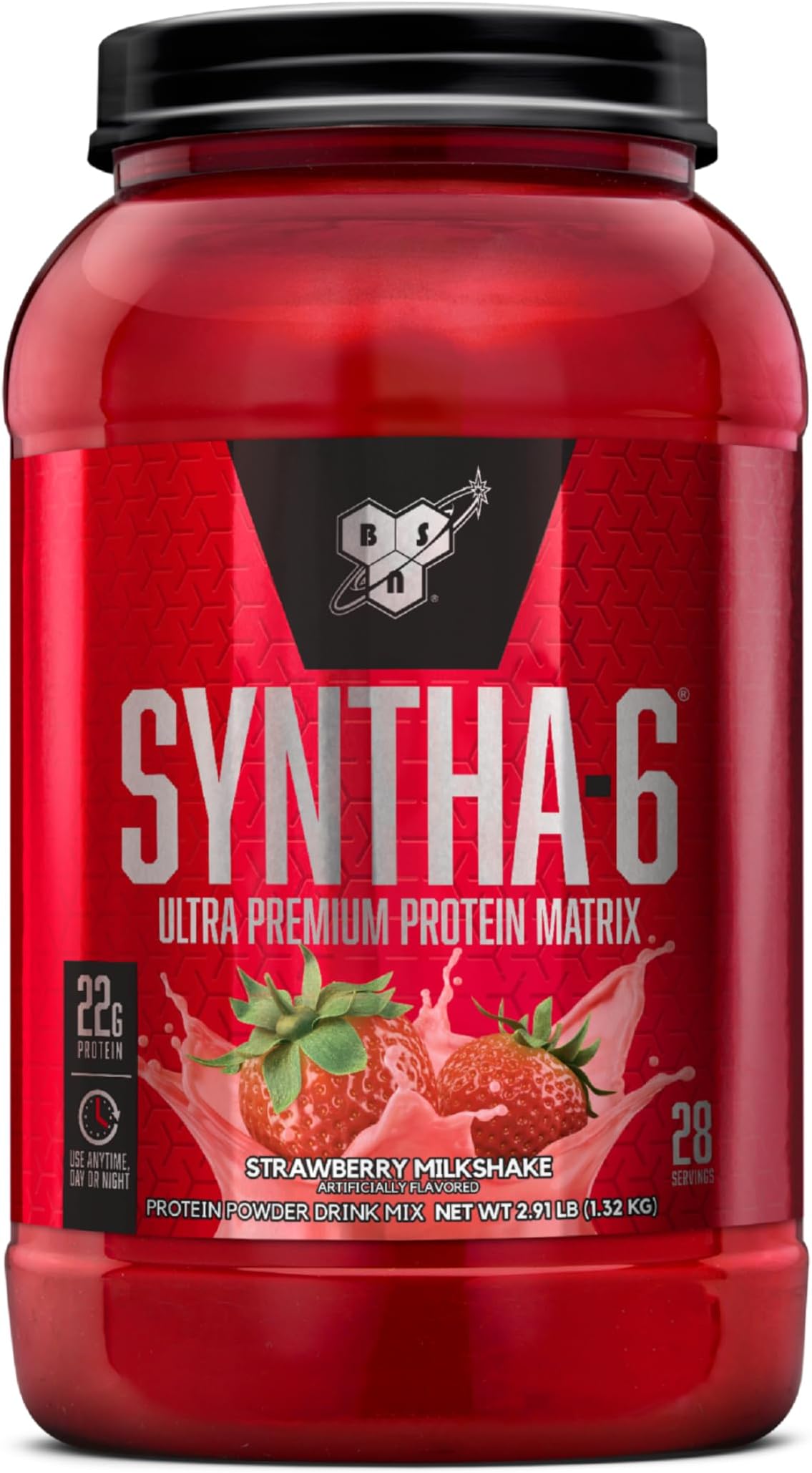 Amazon.com: BSN SYNTHA-6 Whey Protein Powder, Strawberry Protein Powder ...