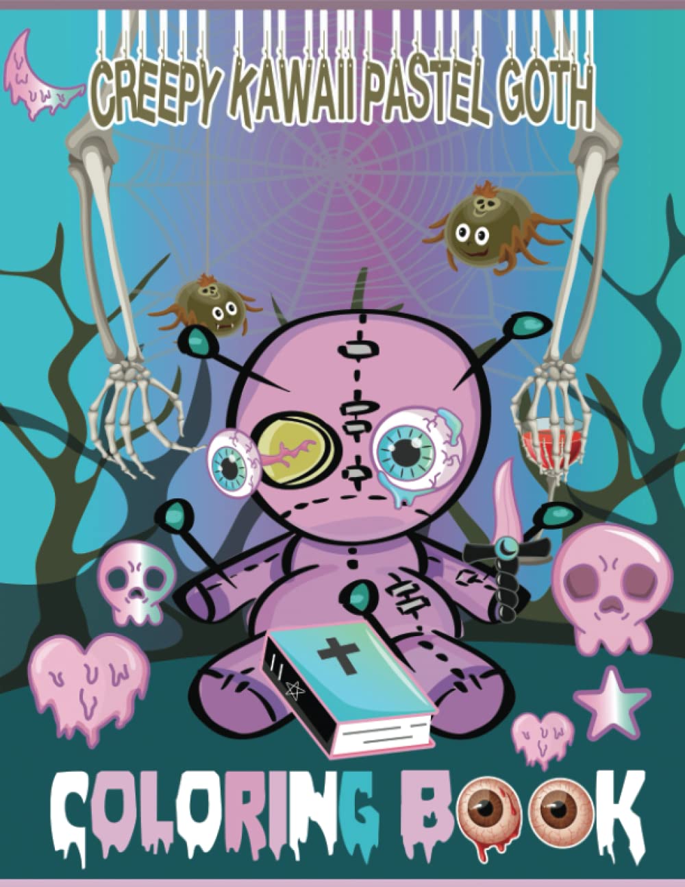 Buy Creepy Kawaii Pastel Goth Coloring Book: Adorable Occult Horror ...