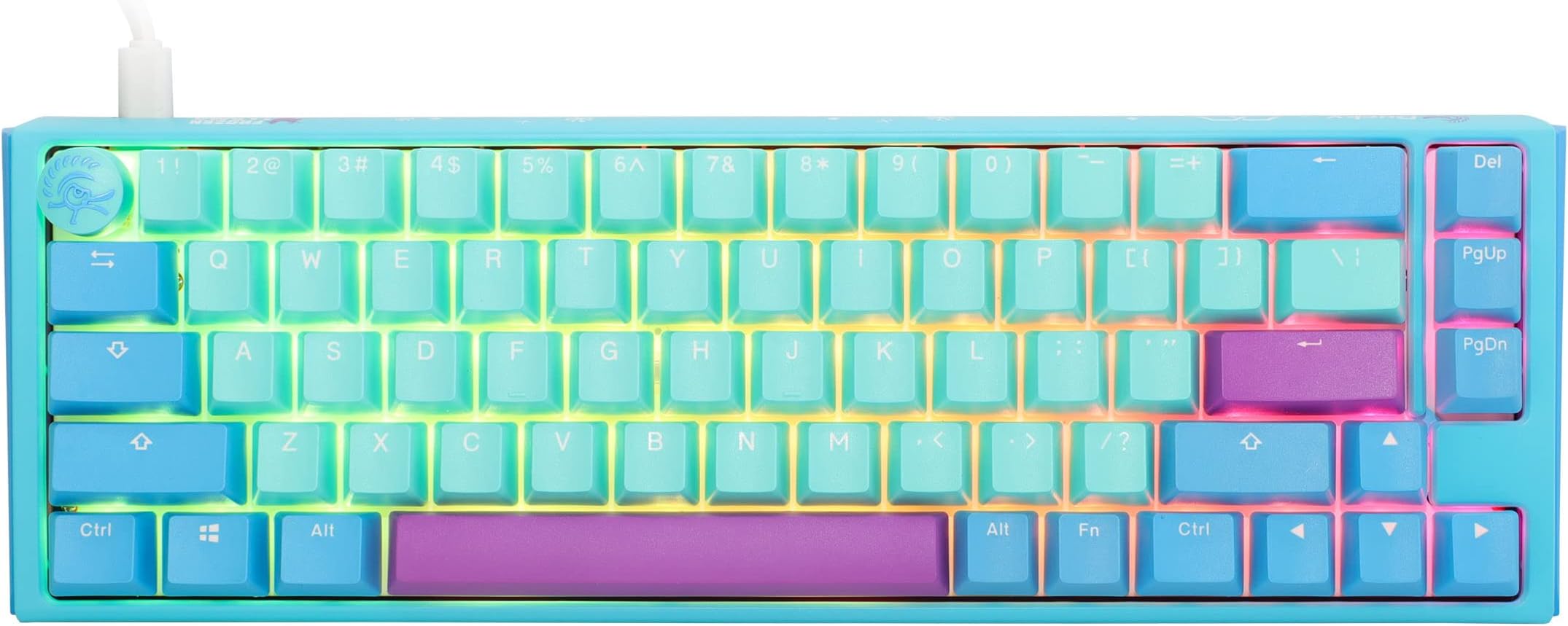 Amazon.com: Ducky x MK One 3 SF Frozen Llama 65% Hotswap RGB Limited ...