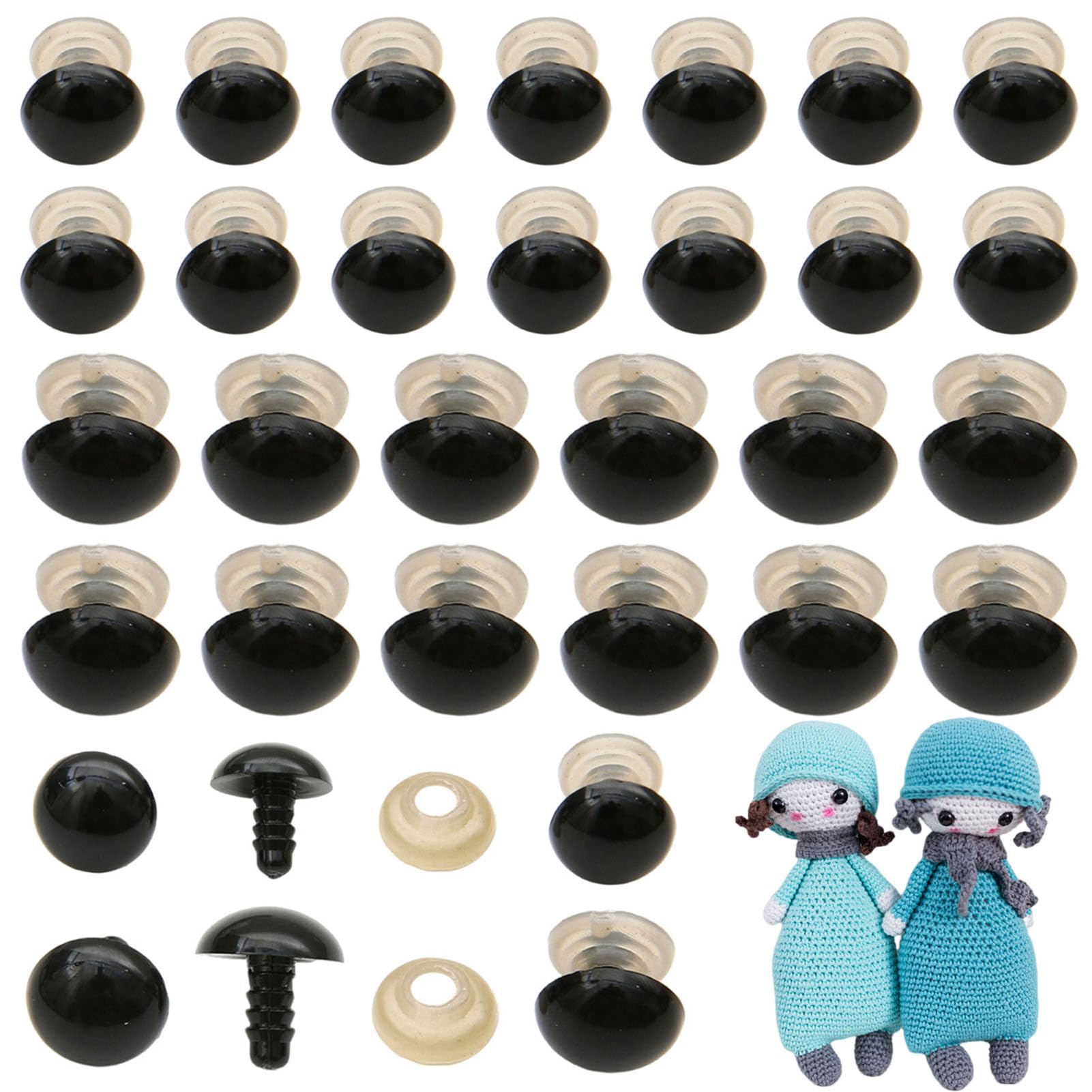 200 Pcs Saf Ety Eyes Saf Ety Eyes For Crochet | Desertcart Kuwait