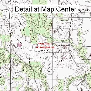 Amazon.com : USGS Topographic Quadrangle Map - Watertown, Ohio (Folded ...