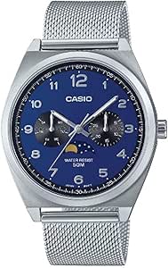 Casio Men's Watch - MTP-M300M-2AVDF Blue Dial, Silver Band: Buy Online at Best Price in UAE ...