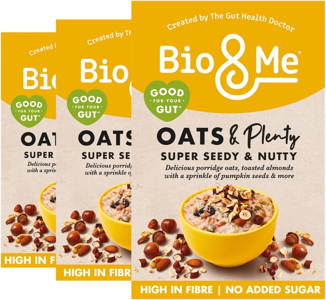 Bio&Me: Super Seedy & Nutty Porridge 3-Pack (3 x 400g) / Vegan, No ...
