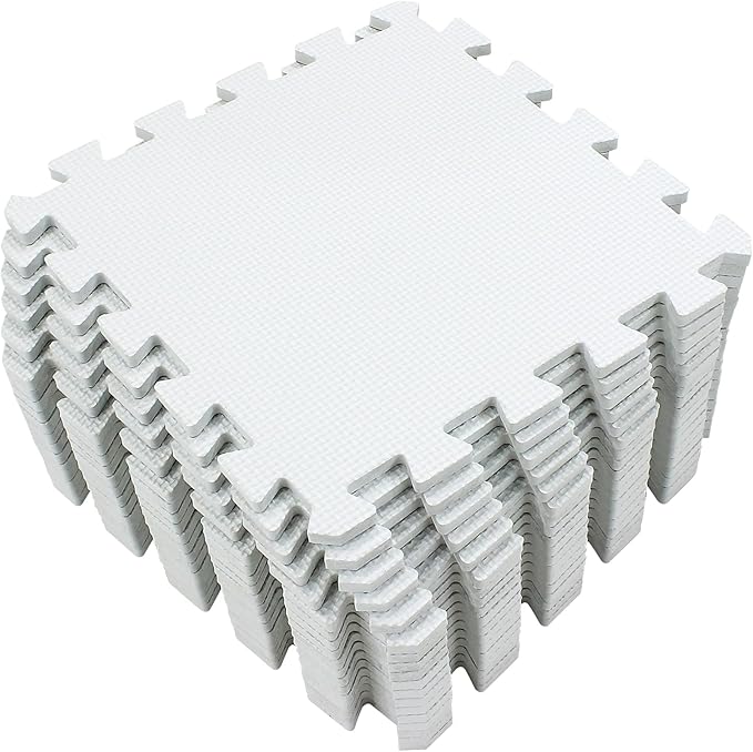 Amazon.com: Yostrong® 18 Tiles Interlocking Puzzle Foam Baby Play Mat for Playing - EVA Babies ...