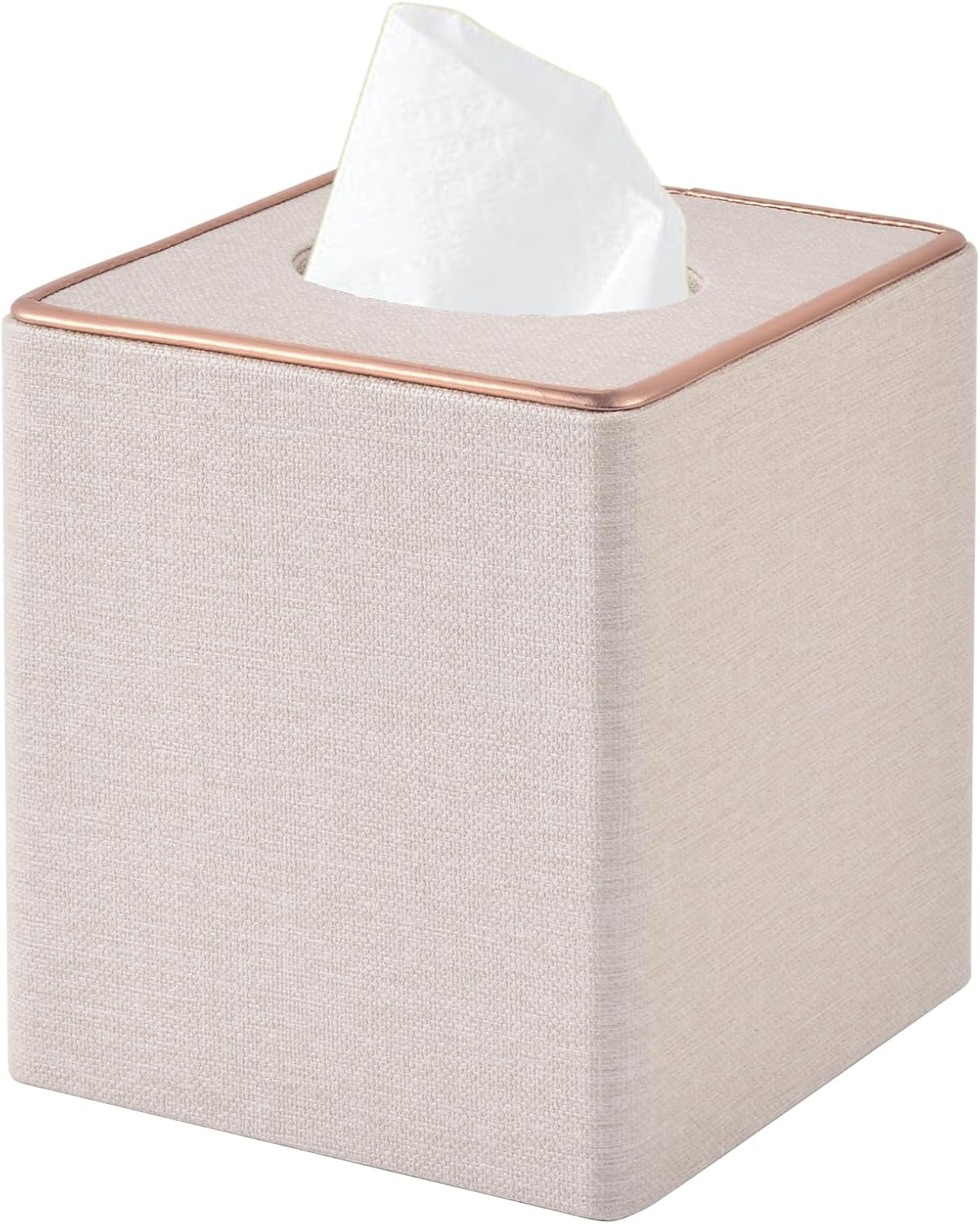 Amazon.com: RHCSZ Linen Square Tissue Box Cover,Cube Tissue Box Holder ...