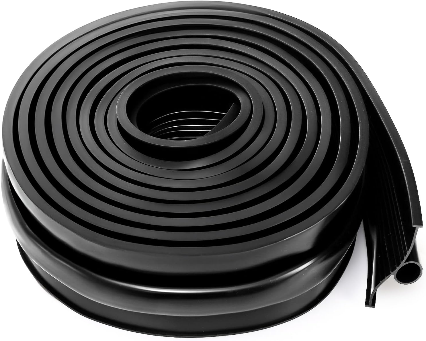 Pymga Garage Door Bottom Seal Weather Stripping, Universal Weatherproof ...