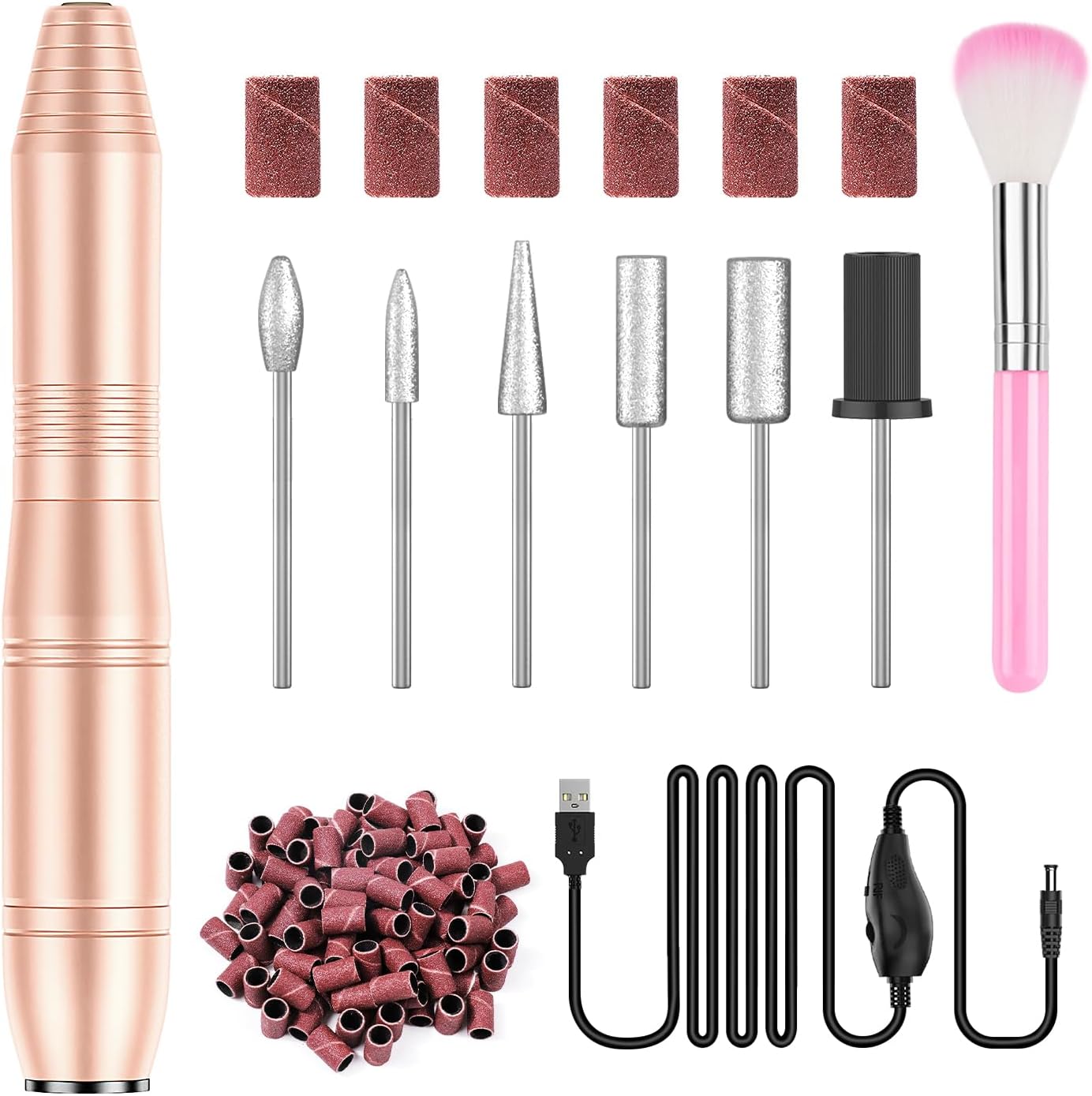 Amazon.com: SAVILAND Portable Electric Nail Drill - 20000 RPM USB ...