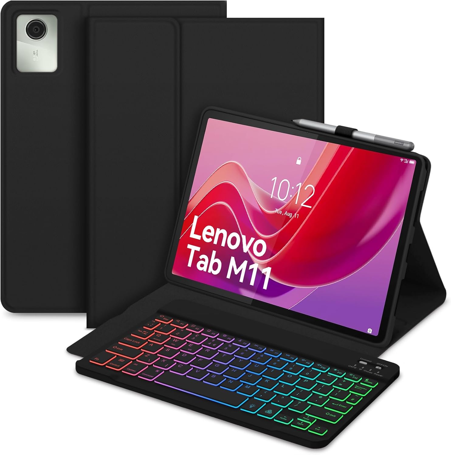 Bettdow for Lenovo Tab M11 11" 2024 Keyboard Case, UK Layout Detachable ...