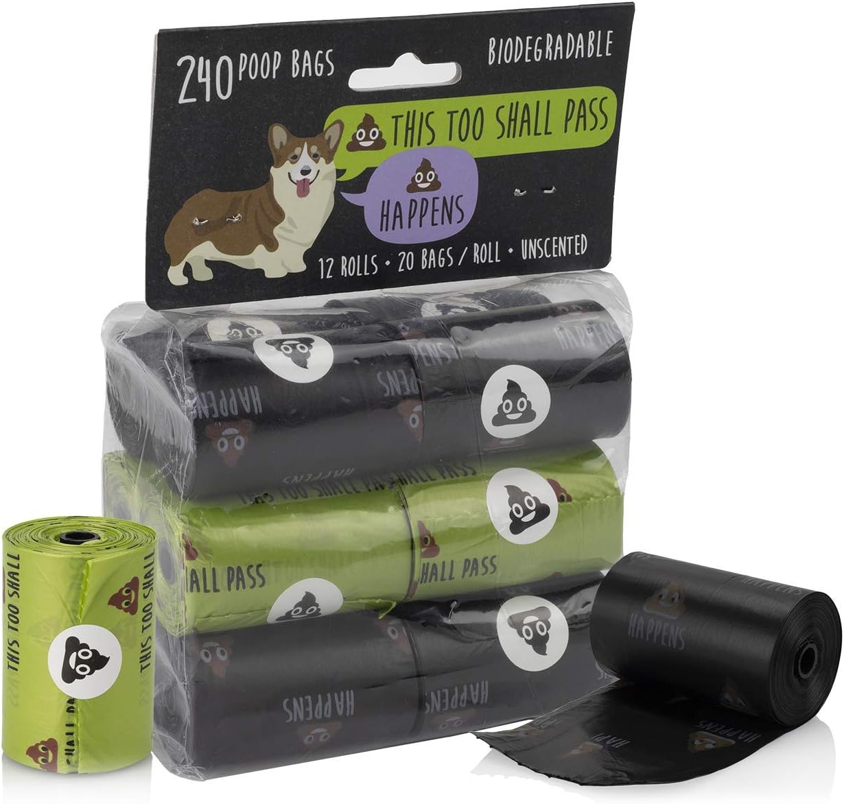 Precious Tails Poop Bags for Dogs, Biodegradable, Unscented, Dog Waste ...