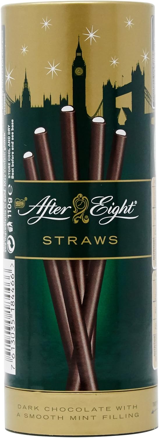After Eight Mint Chocolate Thins Straws, 110g : Amazon.co.uk: Grocery