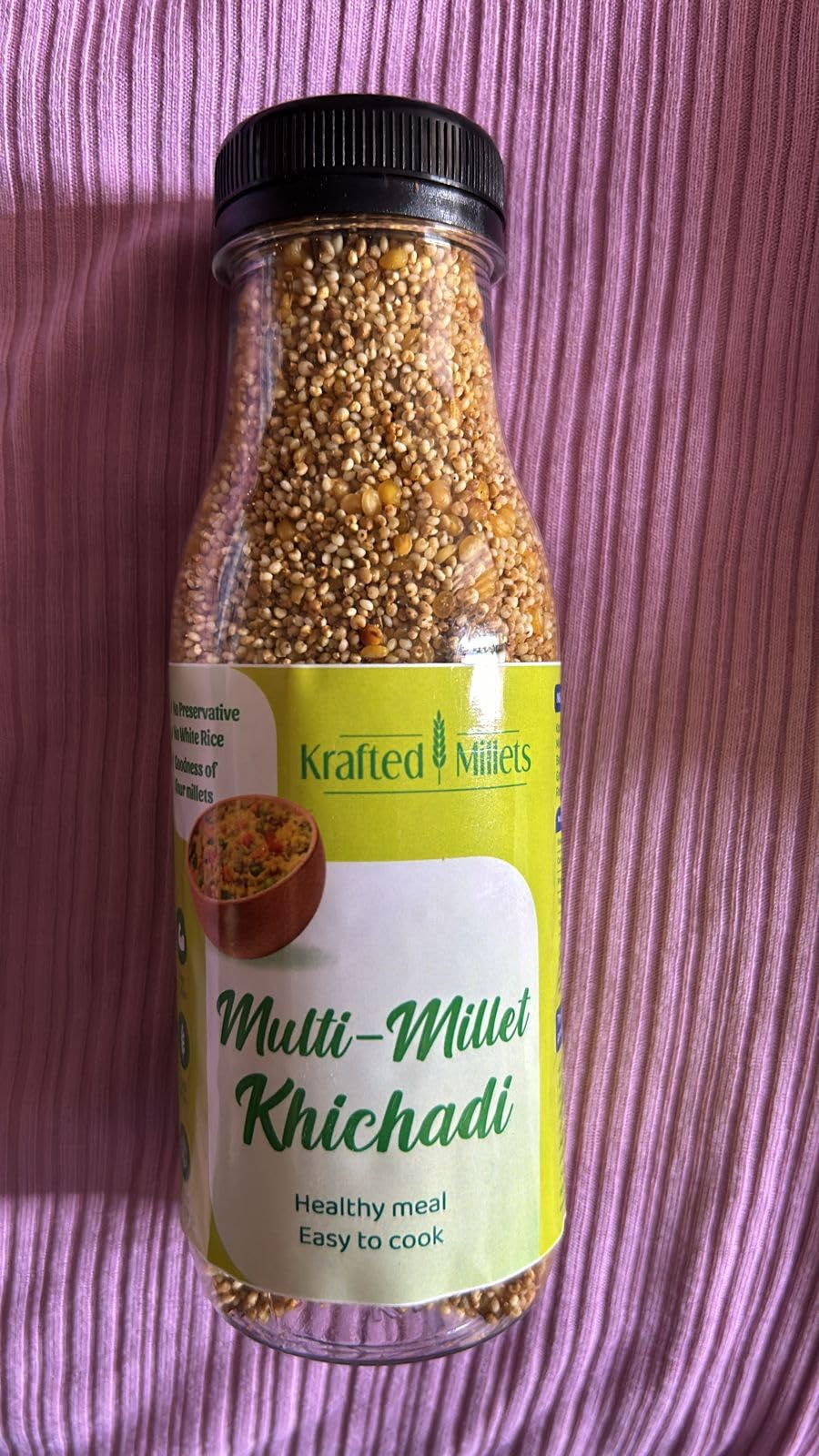 Krafted Millets Multi-Millet Khichdi - Kodo, Banyard, Foxtail & Little Millets | Gluten-Free ...