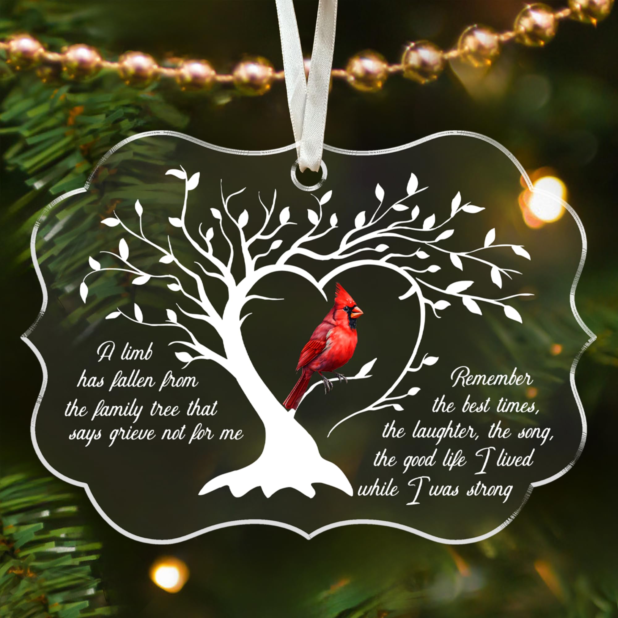 Amazon.com: Cardinal Christmas Ornaments - Memorial Gifts, Bereavement ...