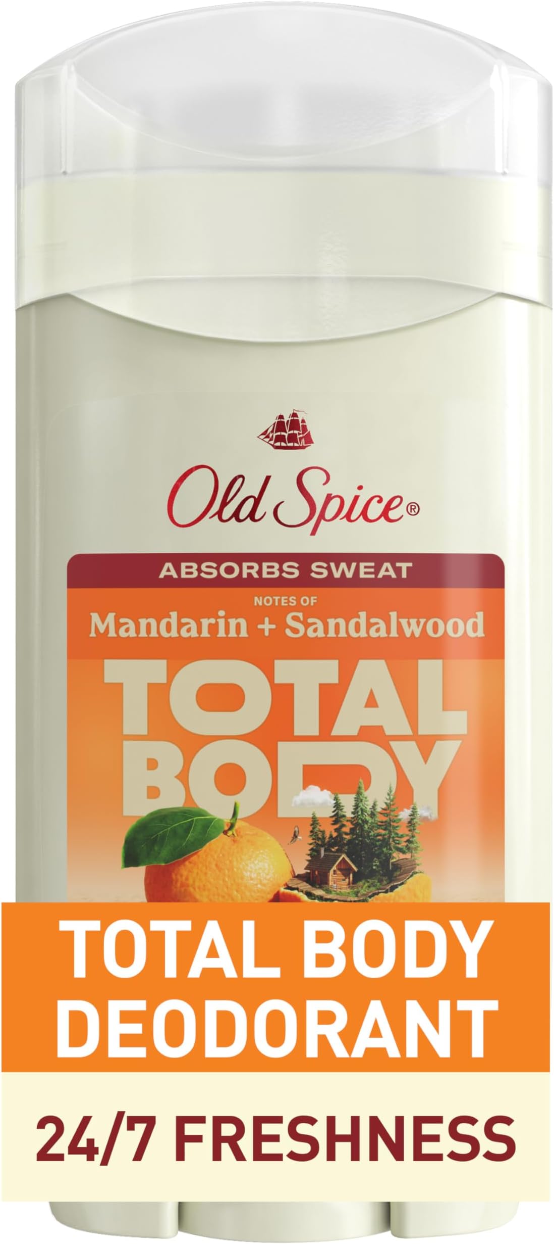Amazon.com : Old Spice Whole Body Deodorant for Men, Total Body ...
