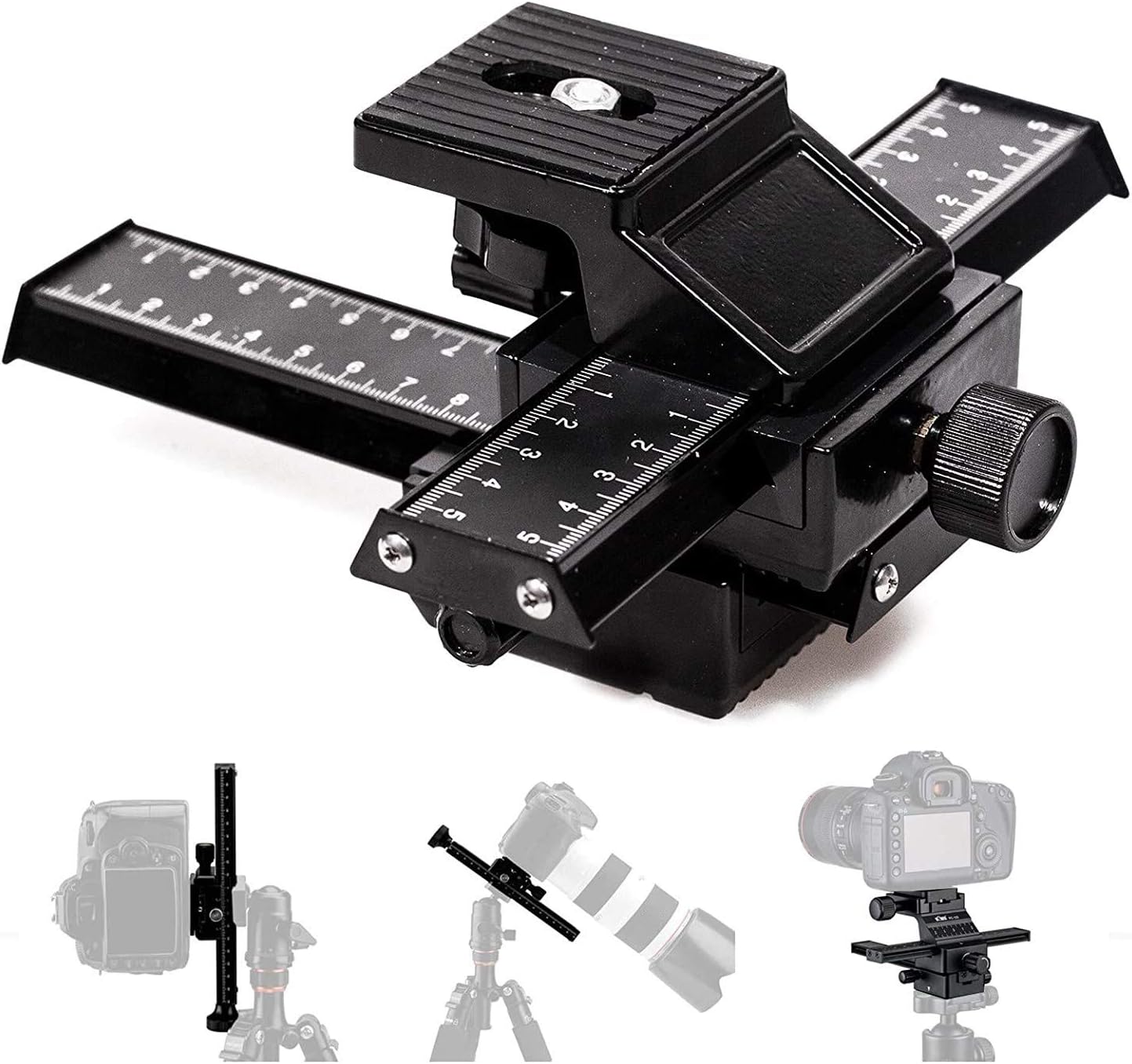 DSLRKIT 4 way Macro Shot Focusing Focus Rail Slider for Camera D-SLR ...