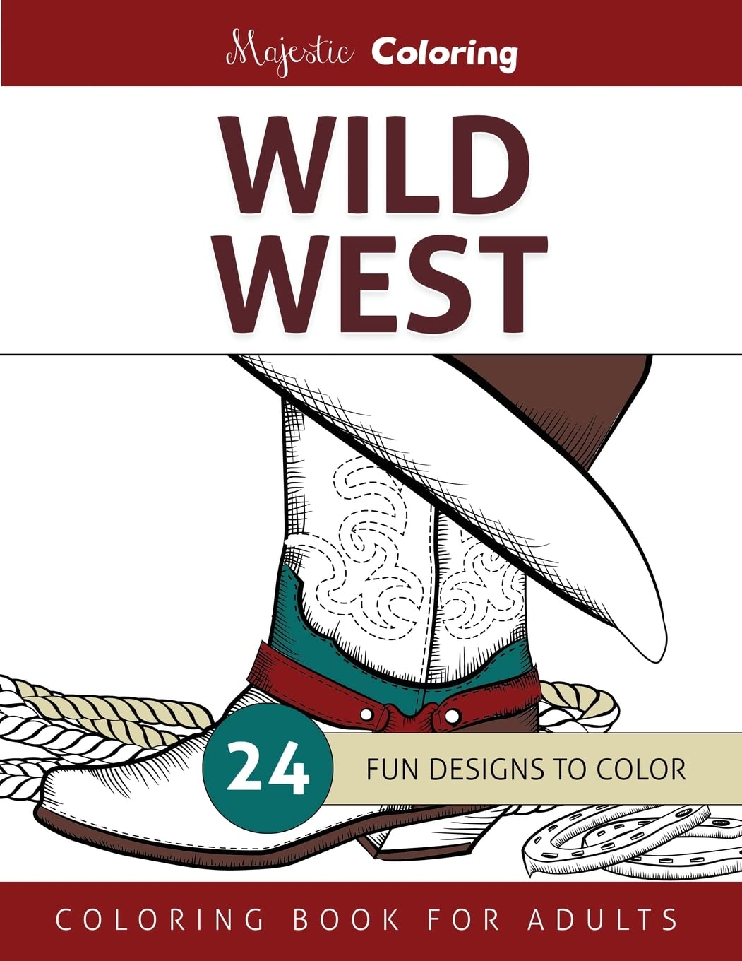 Amazon.com: Wild West: Coloring Book for Adults: 9781519455383 ...