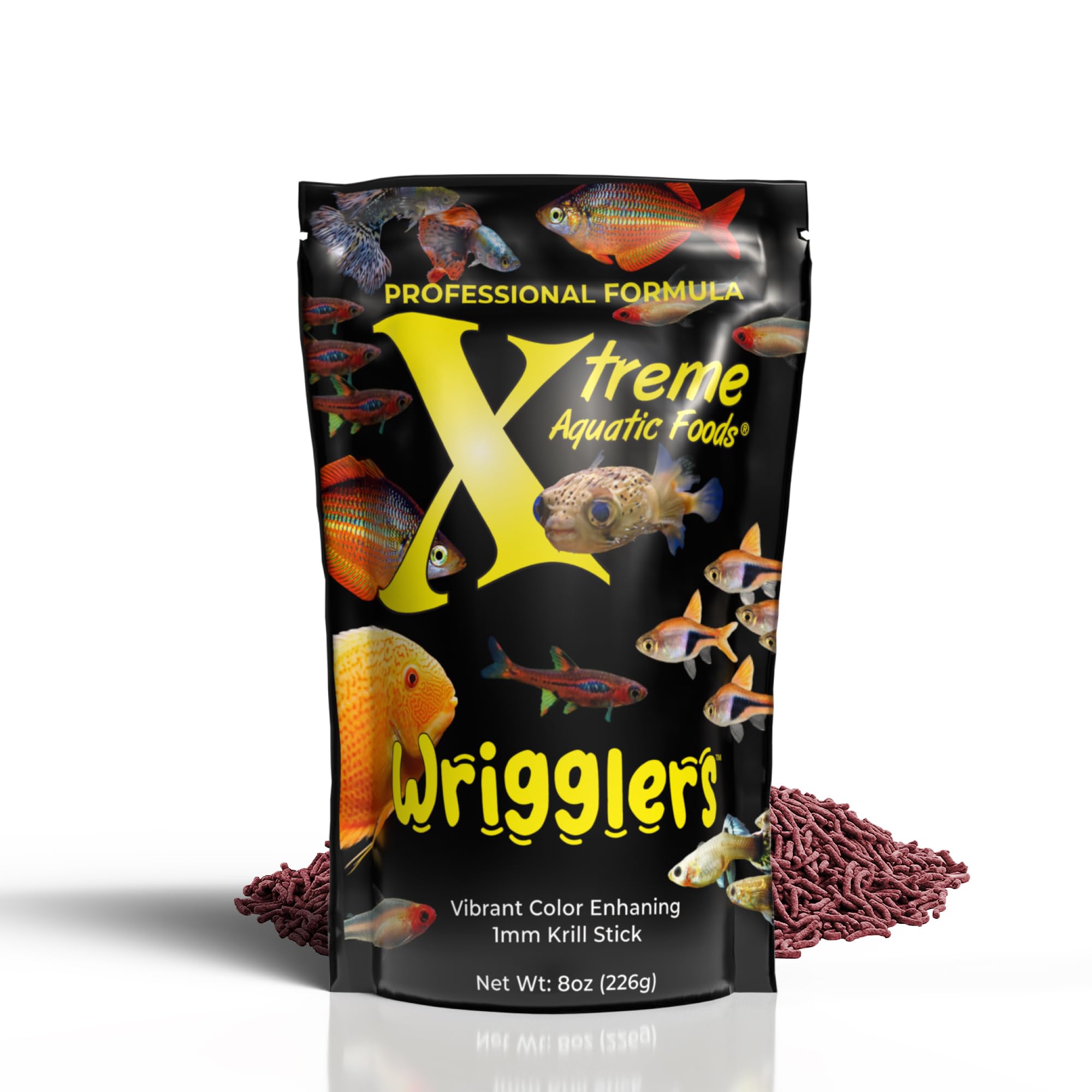 Amazon.com : Xtreme Wrigglers - Krill-Based Live Fish Food Alternative ...
