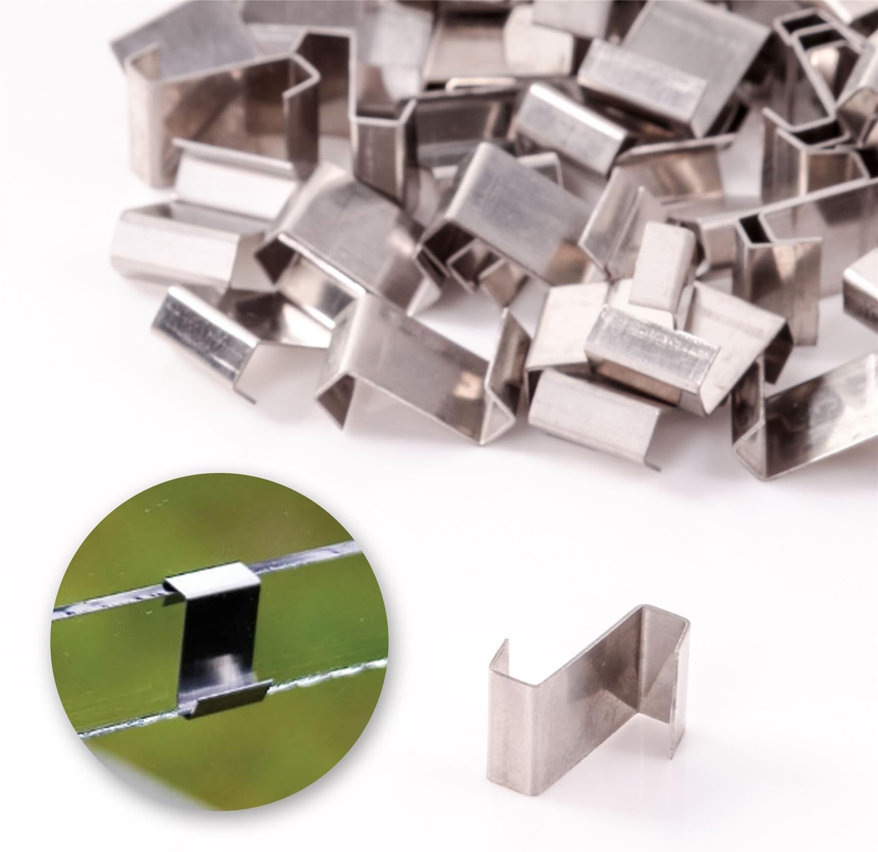 Galvanised Wire Glazing Clips x 100 for Greenhouses : Amazon.co.uk: Garden