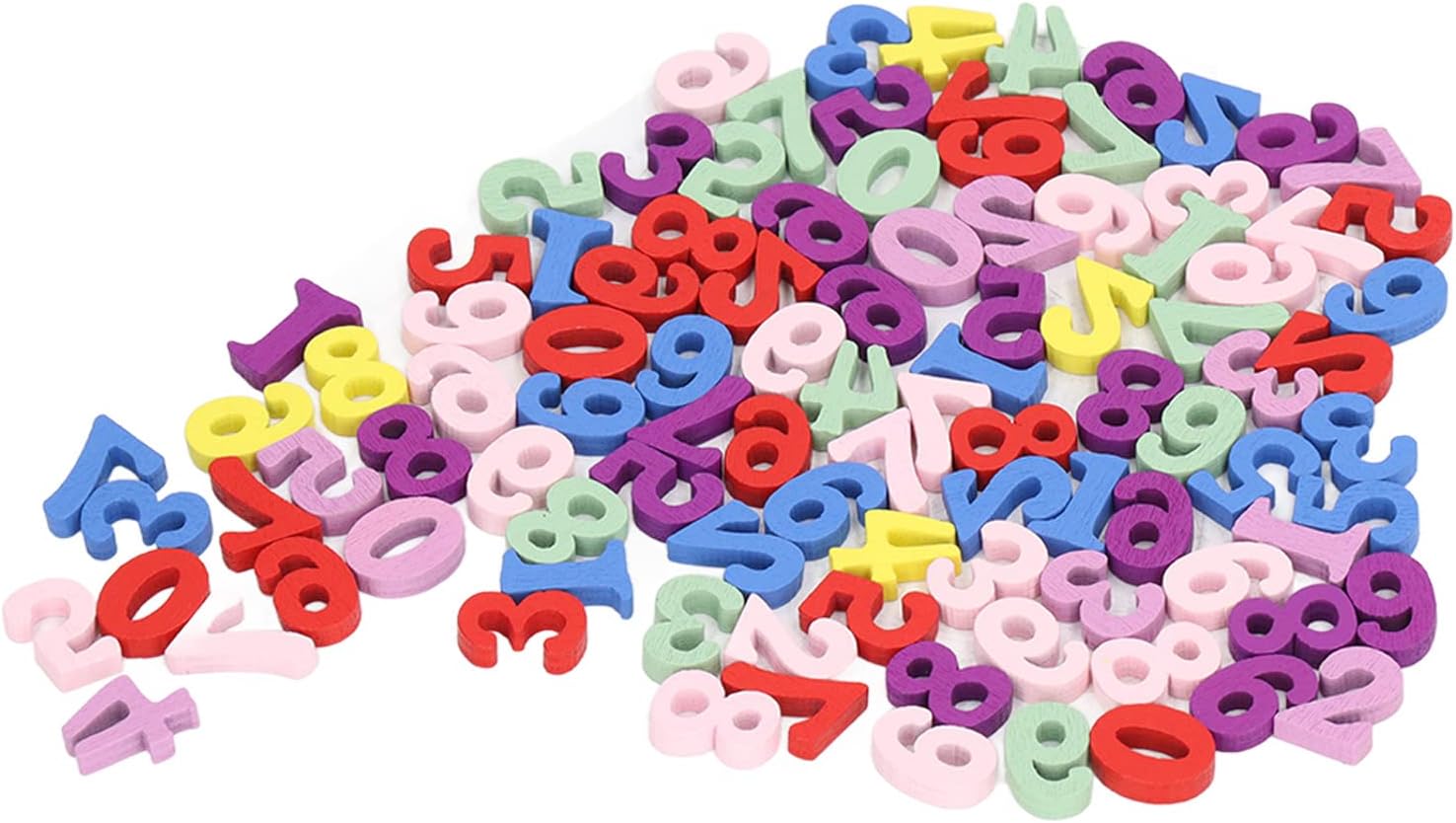 Small Wooden Numbers, Multi Purpose Wooden Numbers Grass Tree for DIY ...