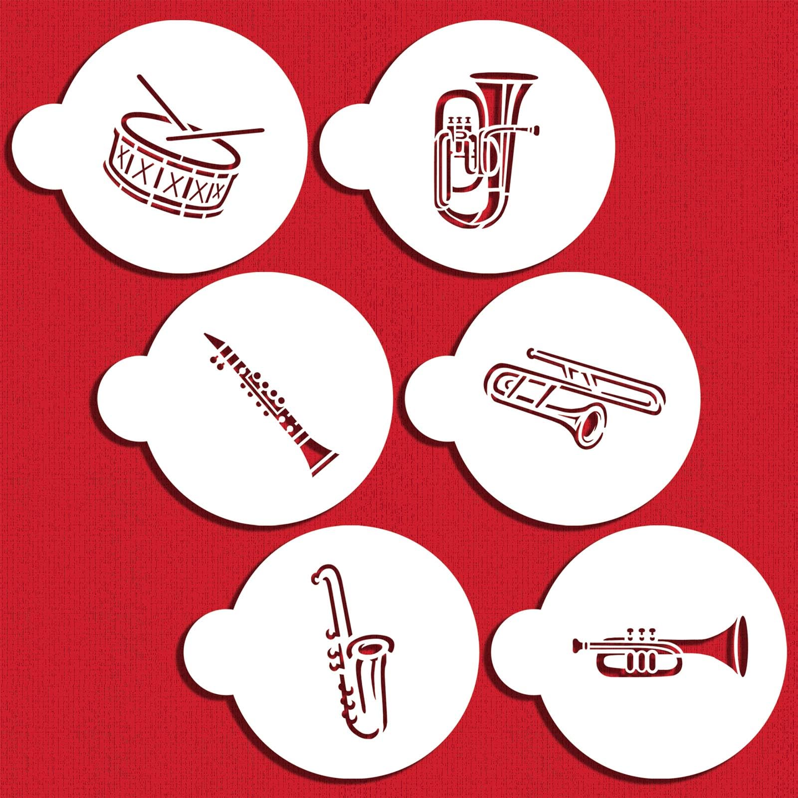 Marching Band Instruments Vector
