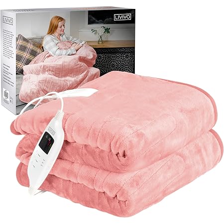 Slumberdown Comfy Hugs Heated Throw Blanket - Large Electric Blanket ...