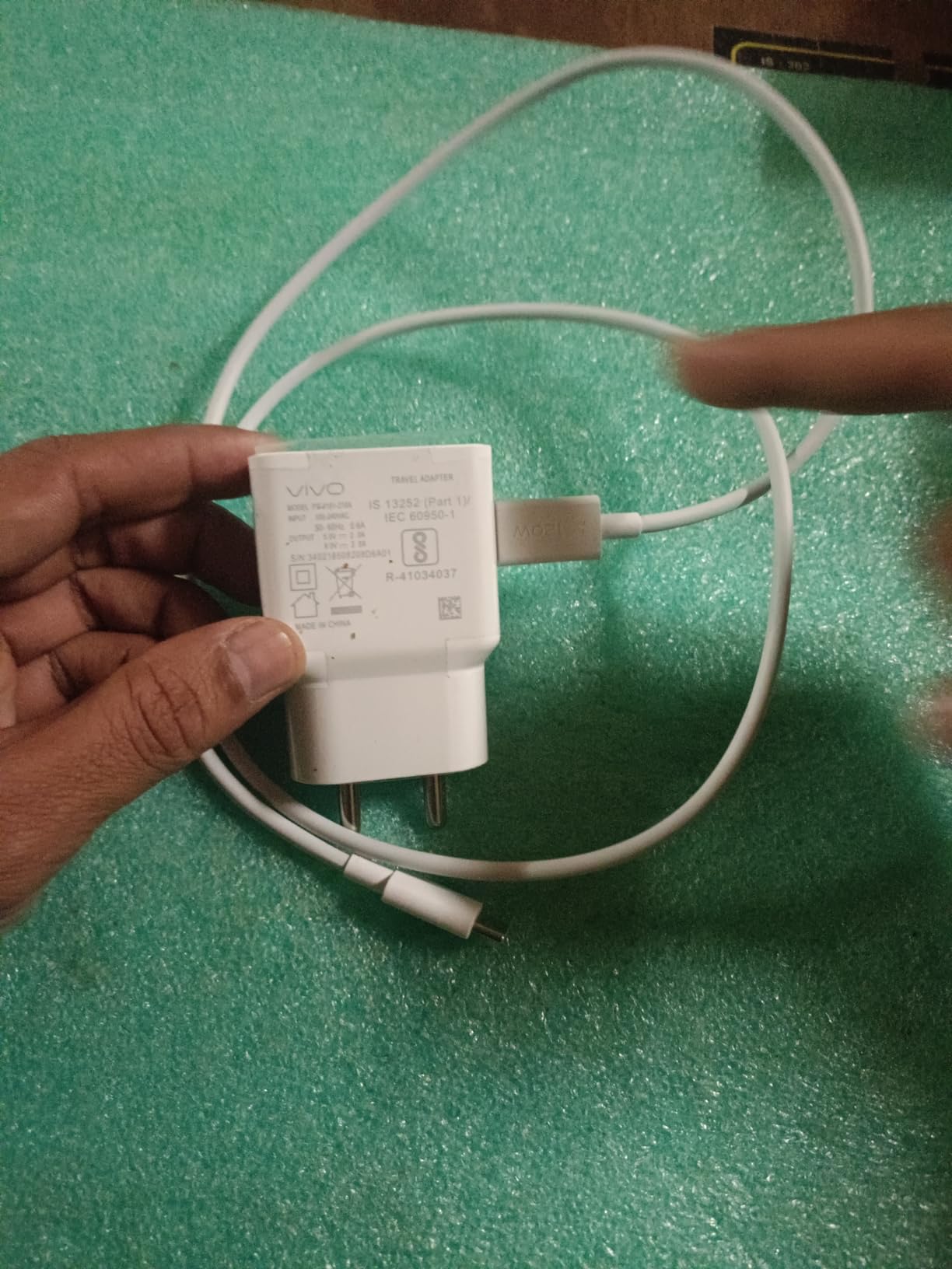 SML 18W Fast Adapter with USB Type C Cable for Vivo 23e, Vivo V25e, Vivo 21e 5G, Vivo V21, V21 ...