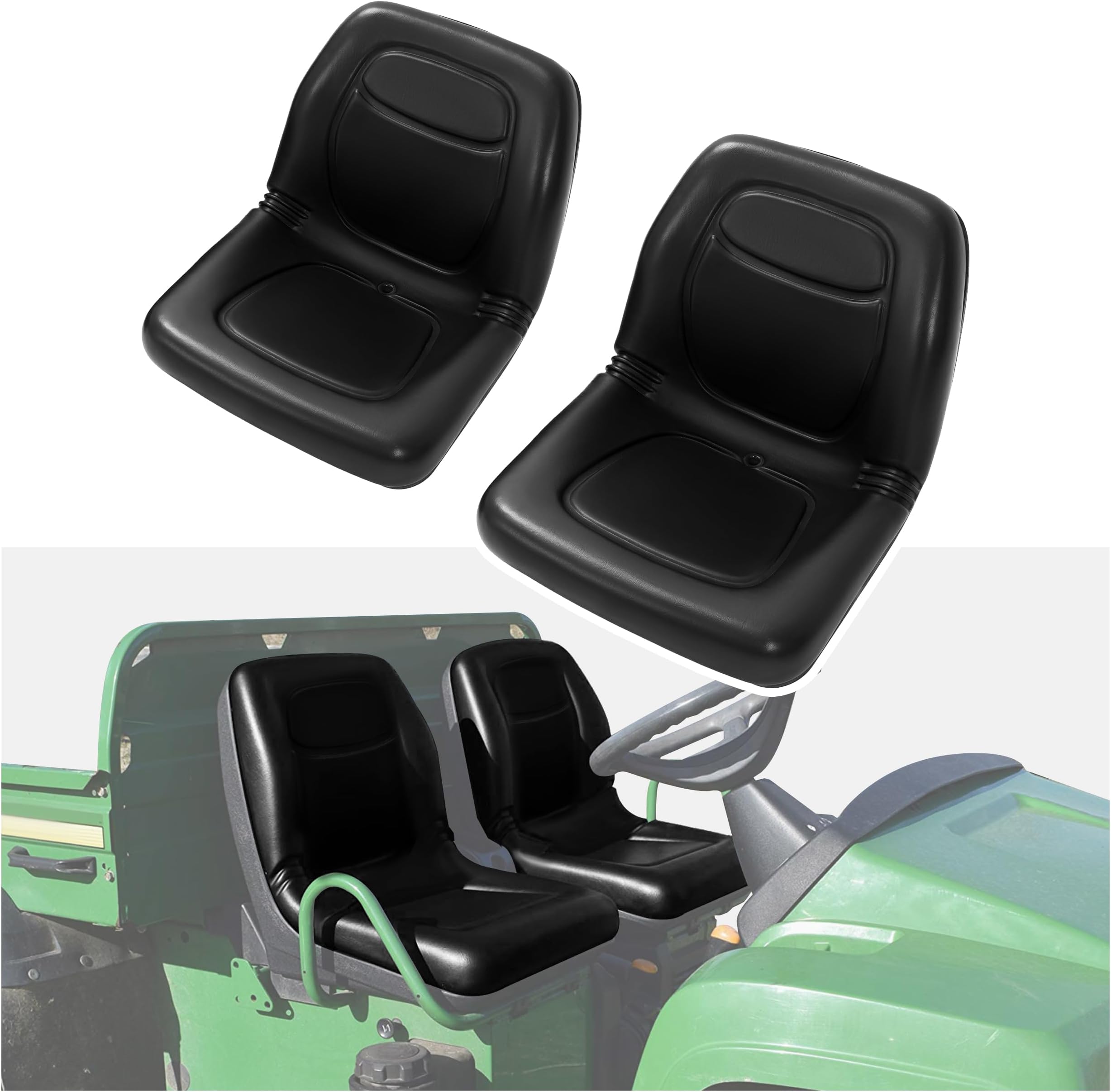 Amazon.com : Set-of-2-High-Back-Seats-for-John-Deere-Trail-Worksite-amp ...