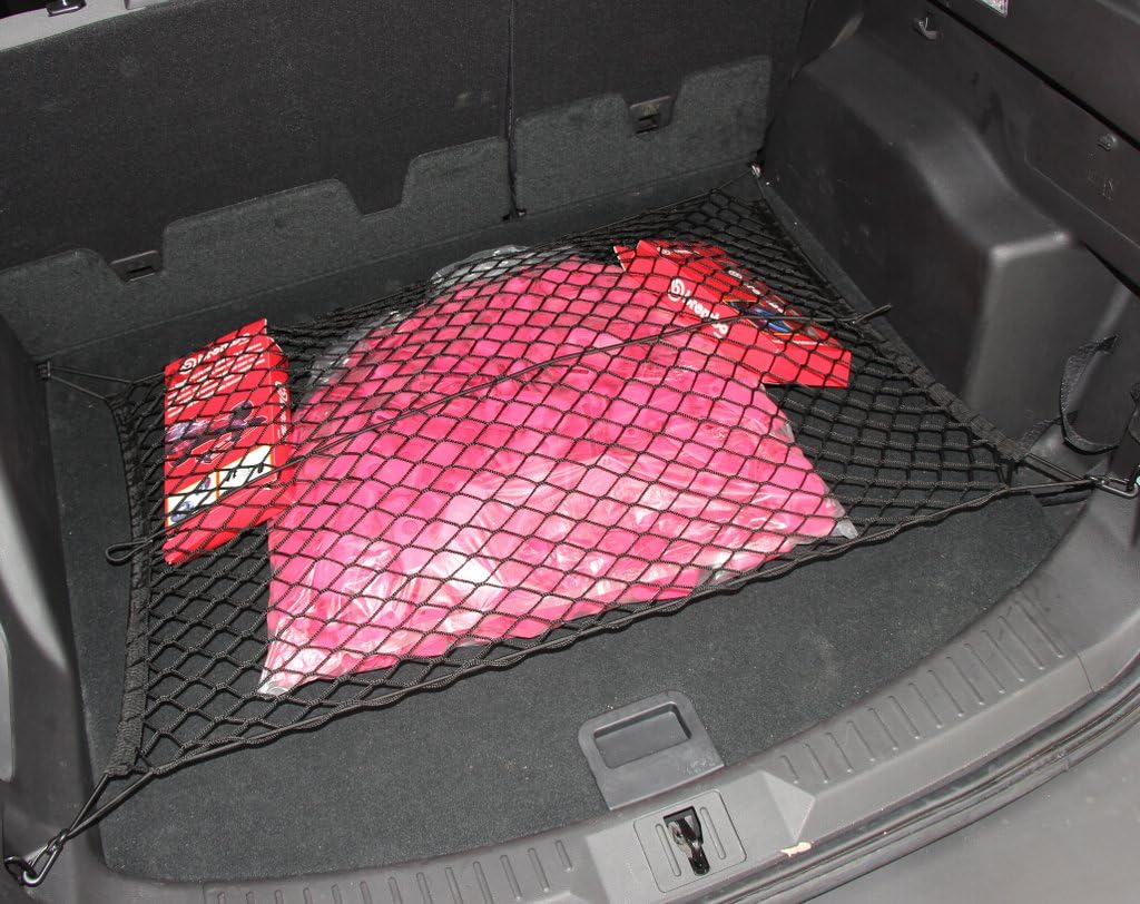 Amazon.com: 9 MOON Trunk SUV Rear Cargo Organizer Storage Net Flexible ...