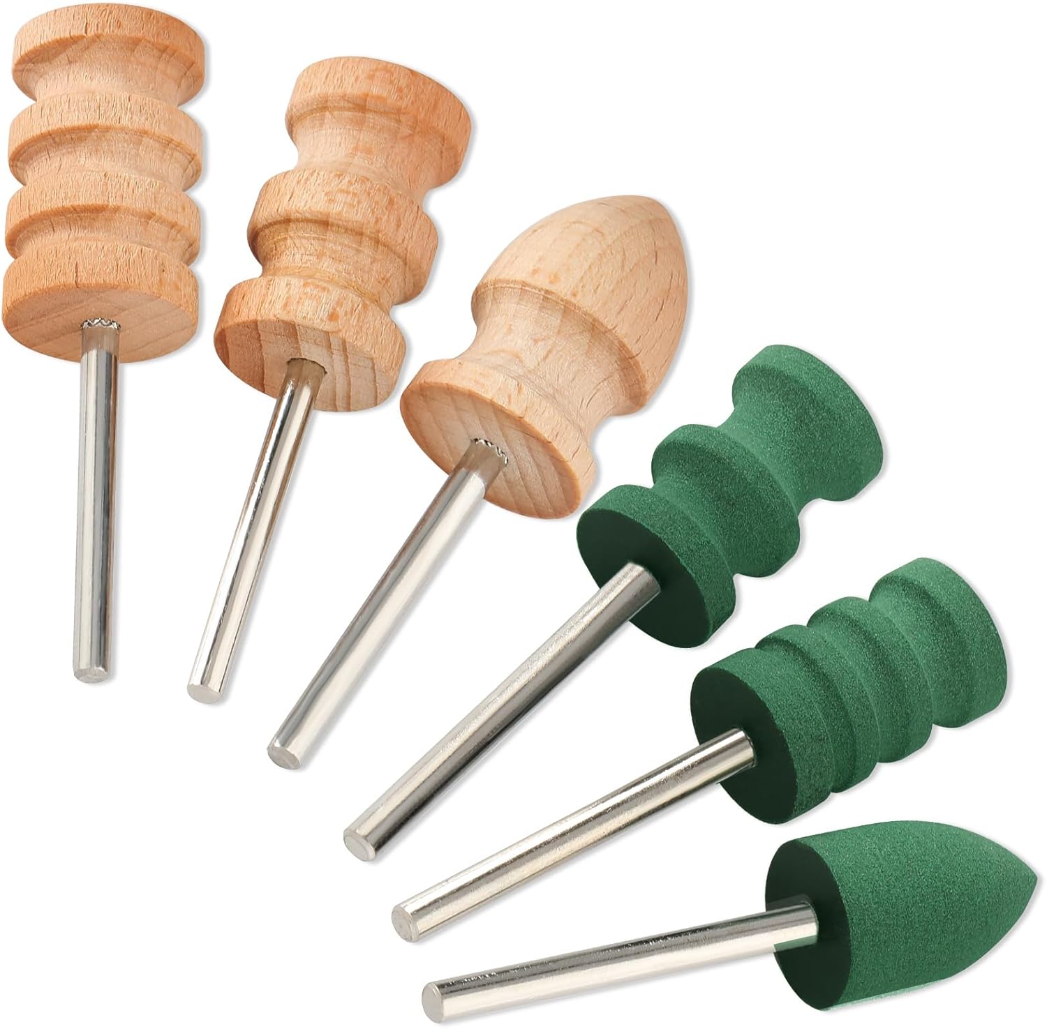 Amazon.com: Hisew Leather Edge Burnishing Bits for Rotary Tools - Set ...