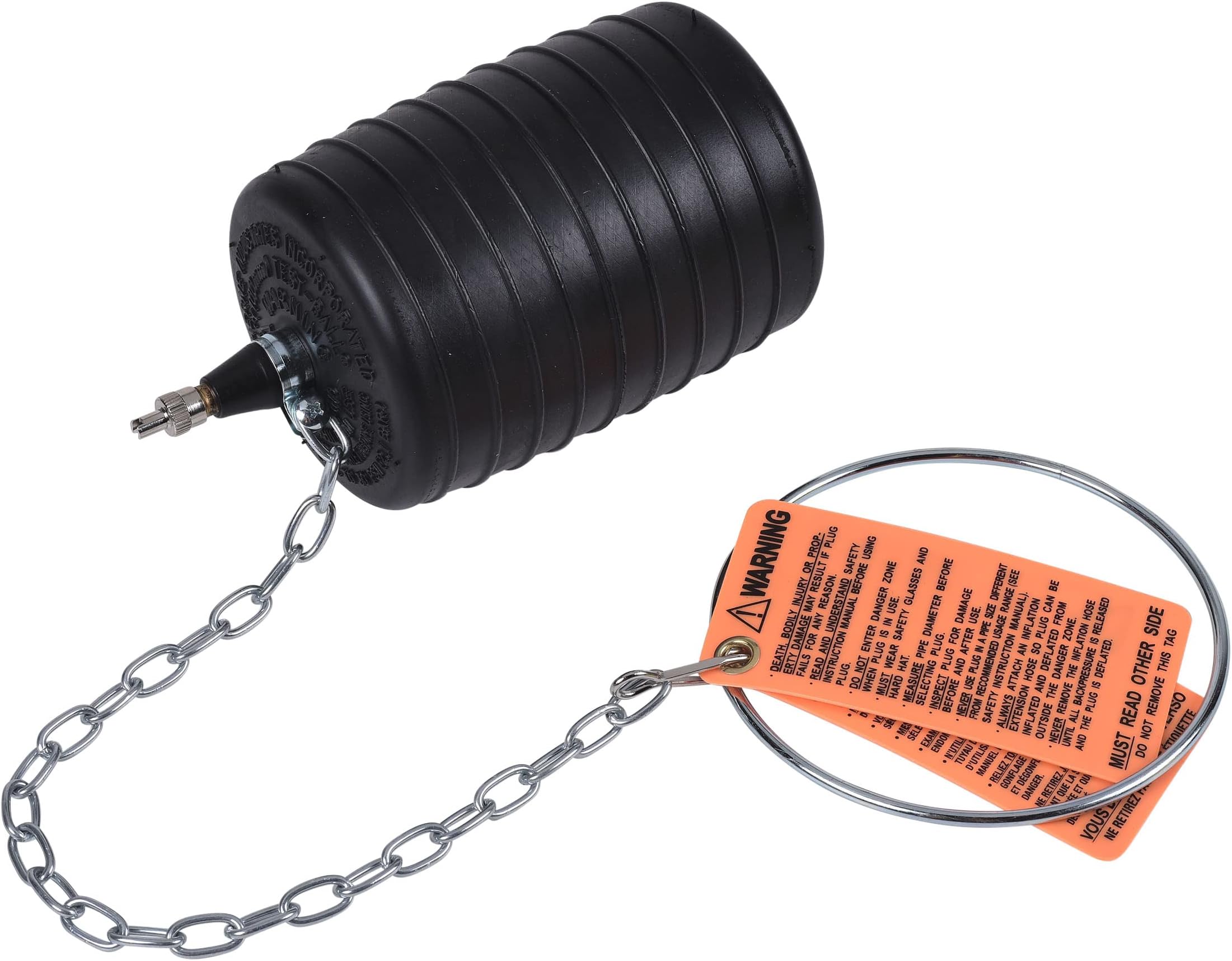 Amazon.com: Oatey 041386 Cherne 8-Inch Single-Size Test-Ball Plugs ...