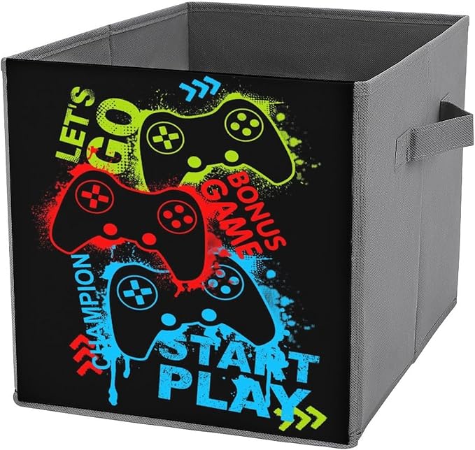 Amazon.com - MEIKKO Red Game Joystick Cube Storage Bins Gaming Cool 11 ...