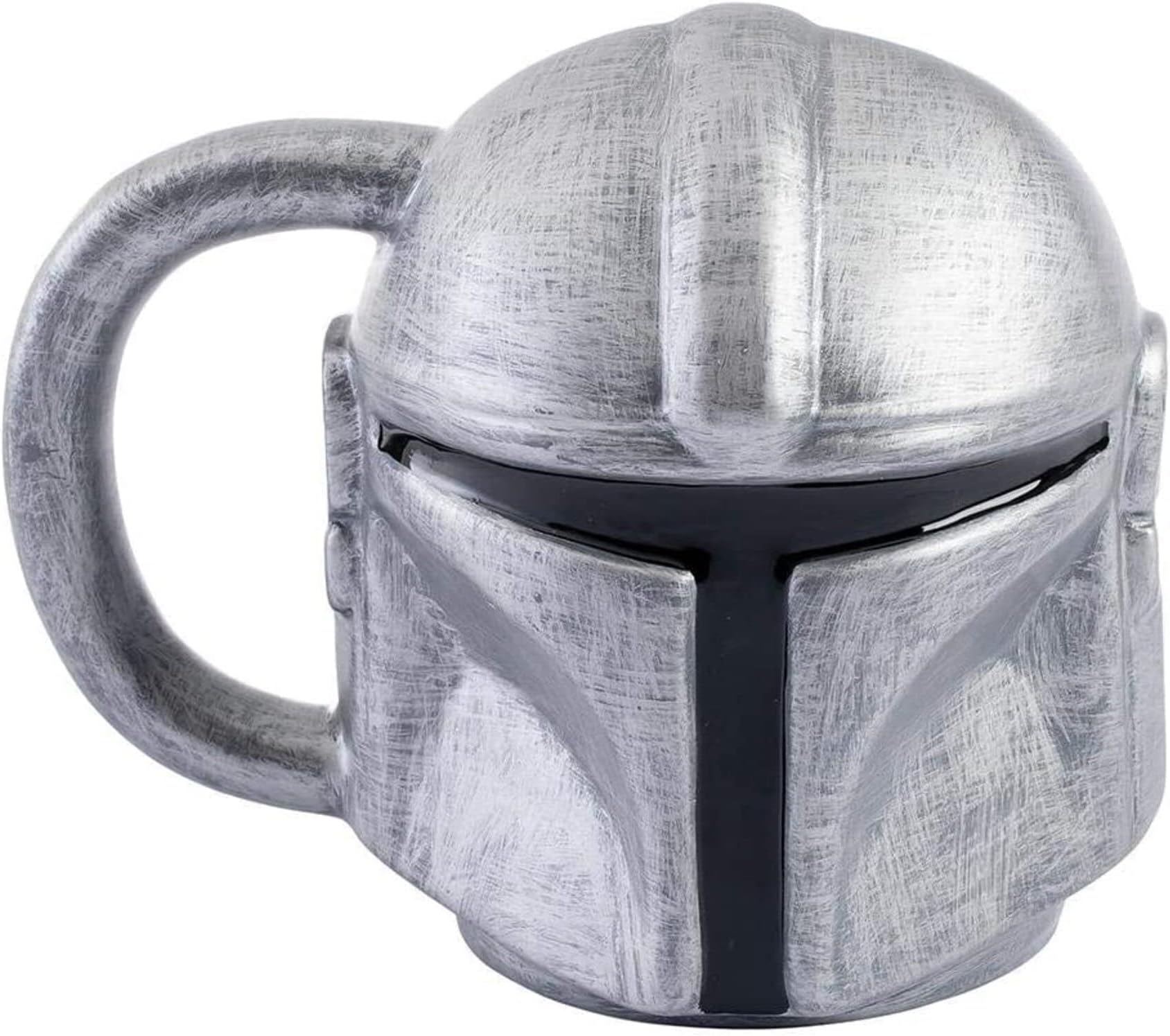 Amazon.com | Star Wars The Mandalorian Helmet 20 oz. Mug: Coffee Cups ...