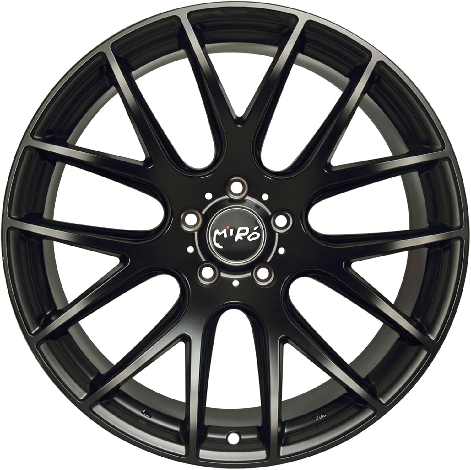 Amazon.com: Miro T Y P E 111 Matte Black Wheel with Painted Finish (18 ...