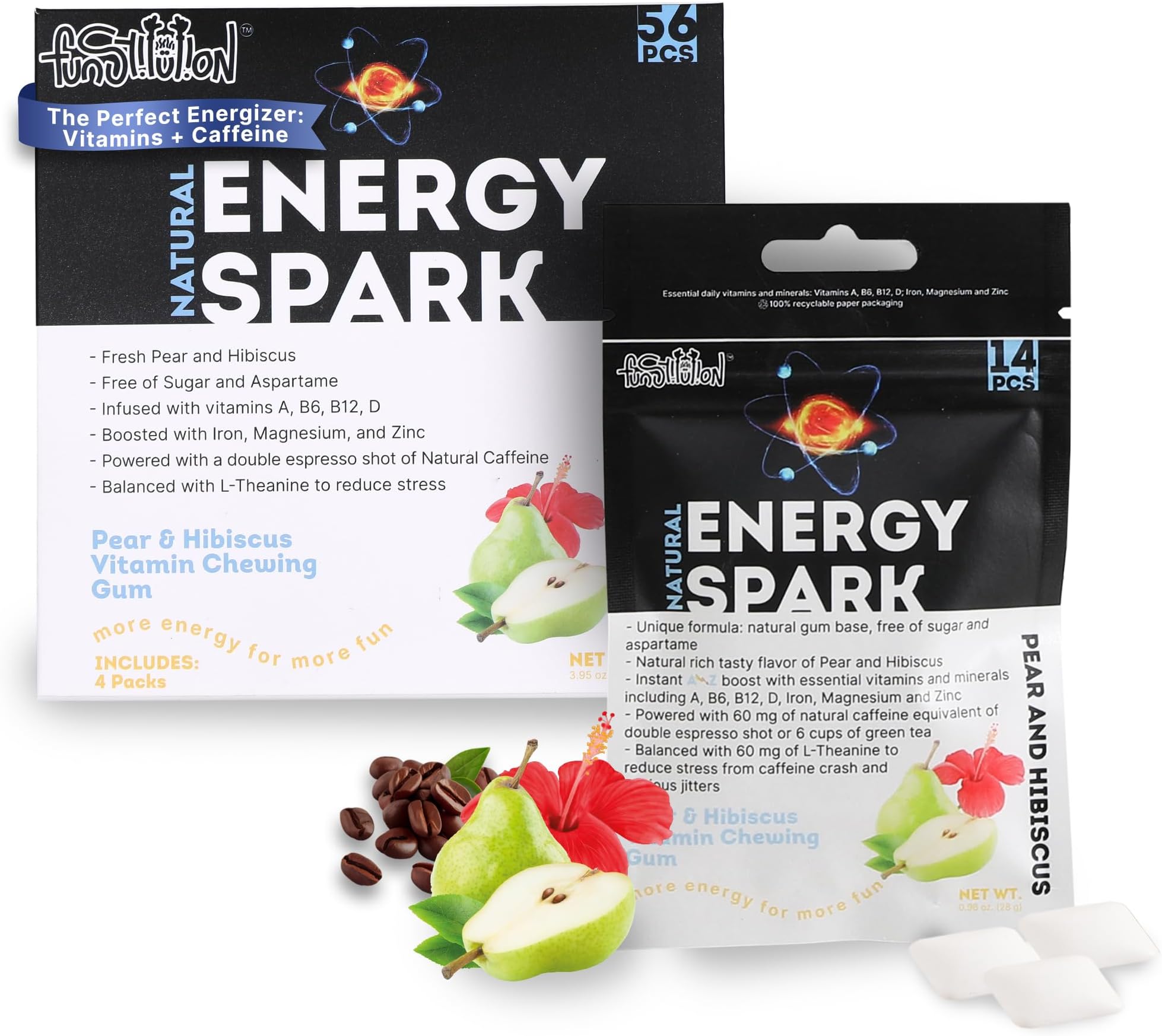 Amazon.com : MEG Gum - Military Energy Gum | 100mg of Caffeine Per ...