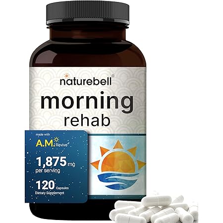 Amazon.com: 2 Pack Morning Rehab A.M. Revive Formula with 98% ...