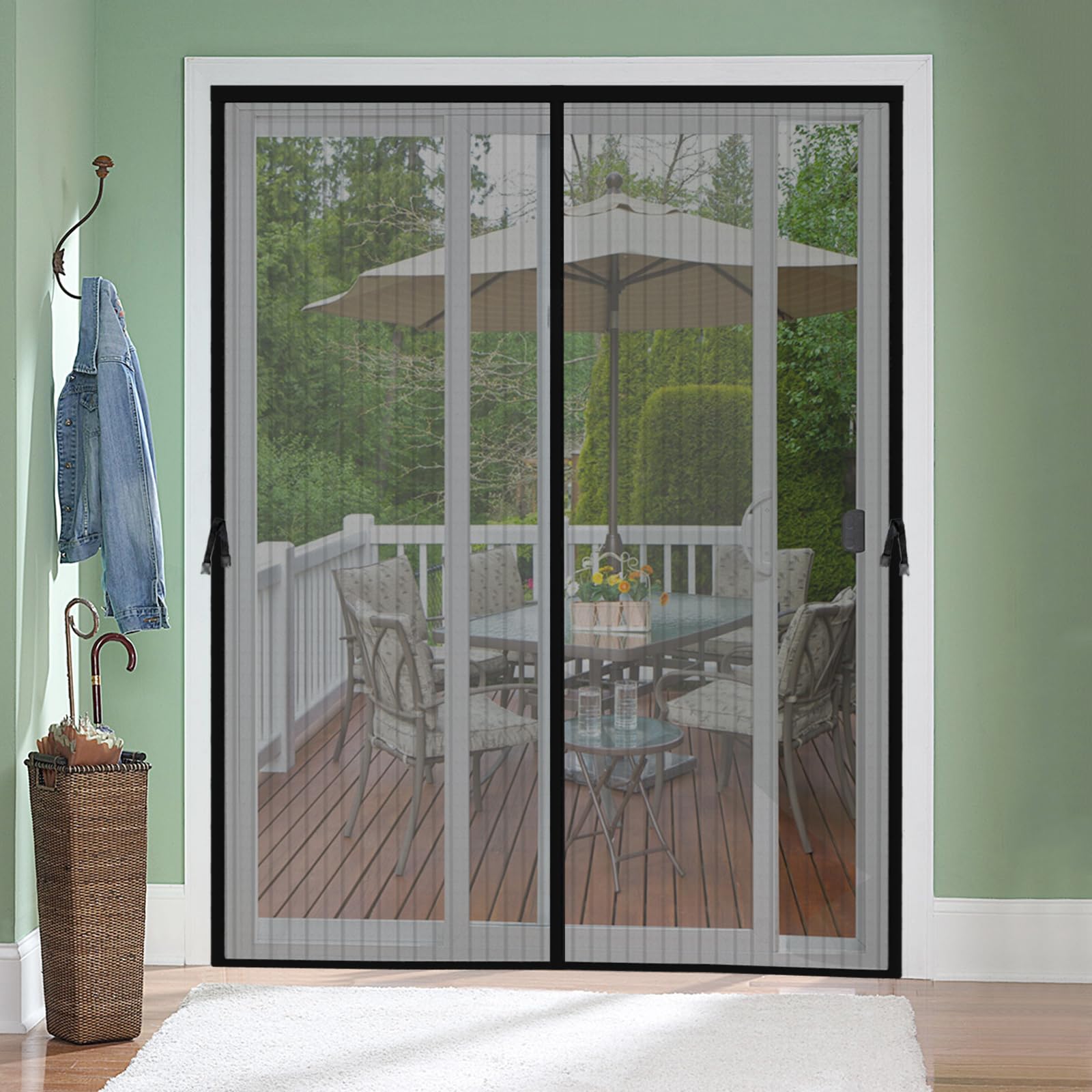Snapklik.com : Magnetic Screen Door For 48 X 96 Inch French Door ...