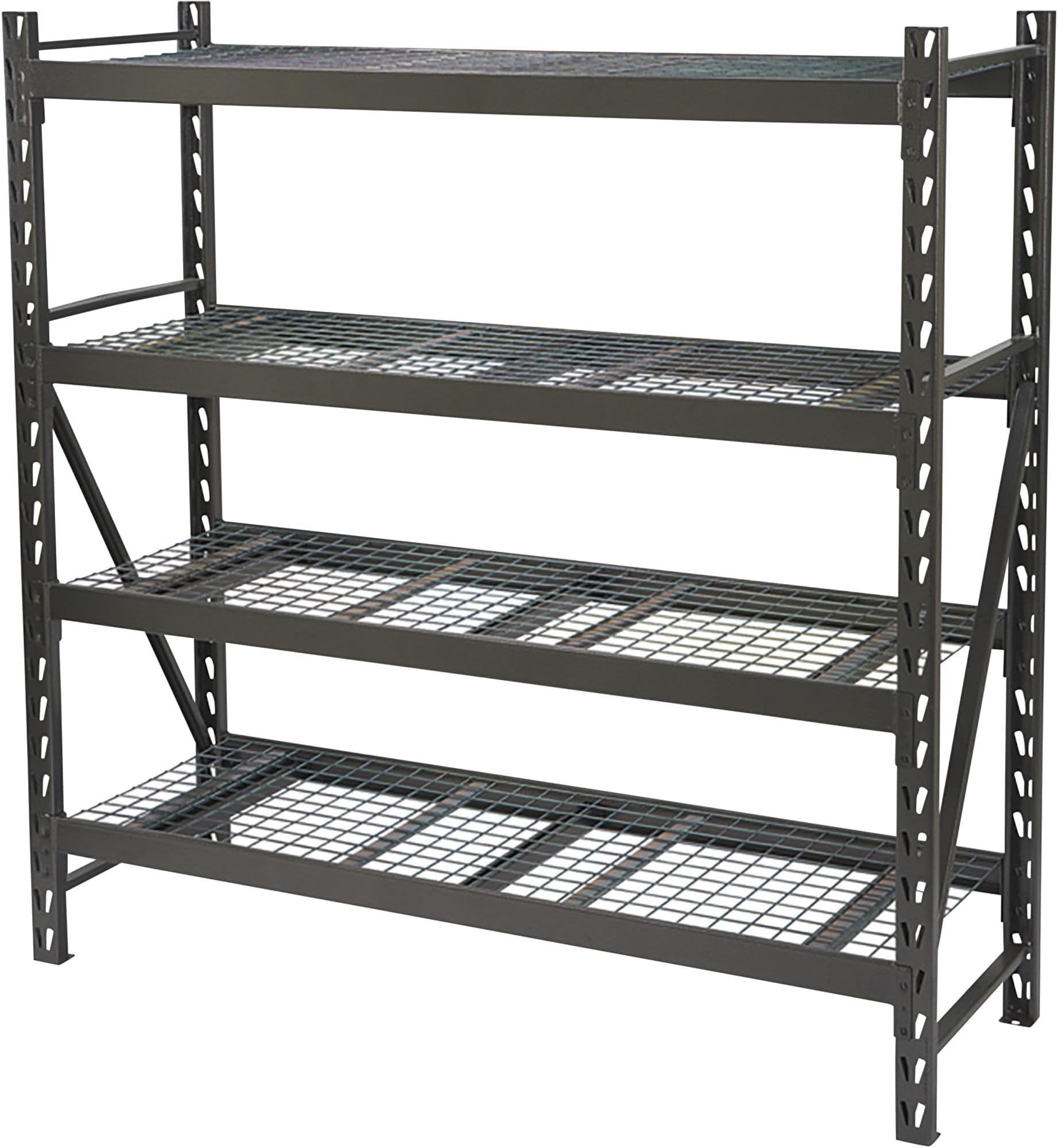 Amazon.com: Gladiator 4-Shelf 60 in. W x 72 in. H x 18 in. D Welded ...