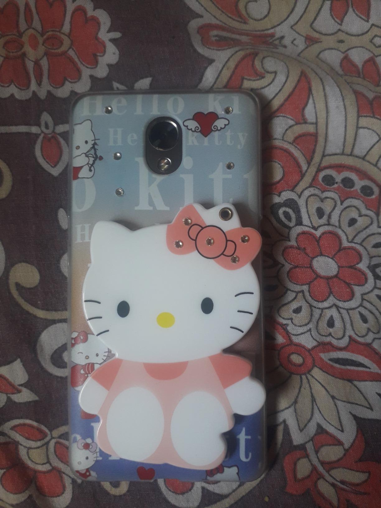 Marshland Fancy Creative Cartoon Hello Kitty Back Cover with Makeup ...