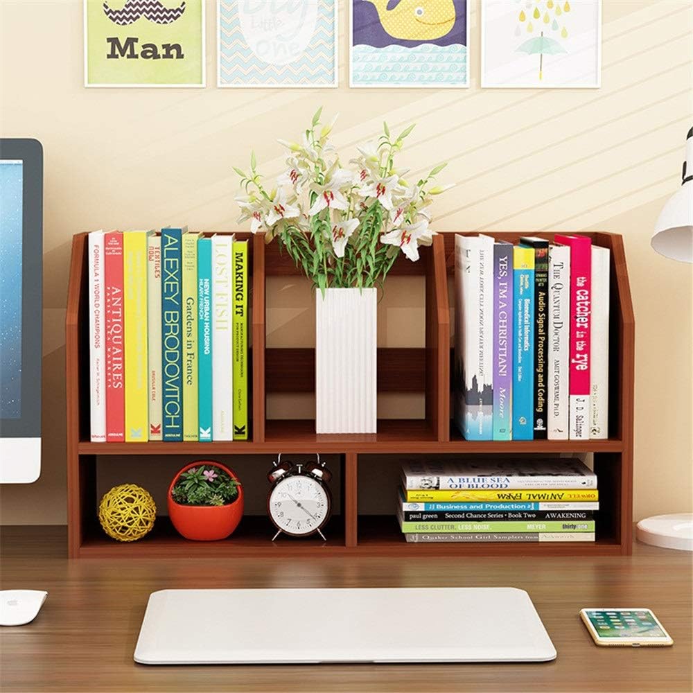 Amazon.com : Wooden Desktop Organizer Desktop Organizer Office Storage ...