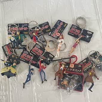 Amazon.co.jp: Lupin III Keychain, Handcuffs, Lupin Jigen Daisuke Fujiko ...