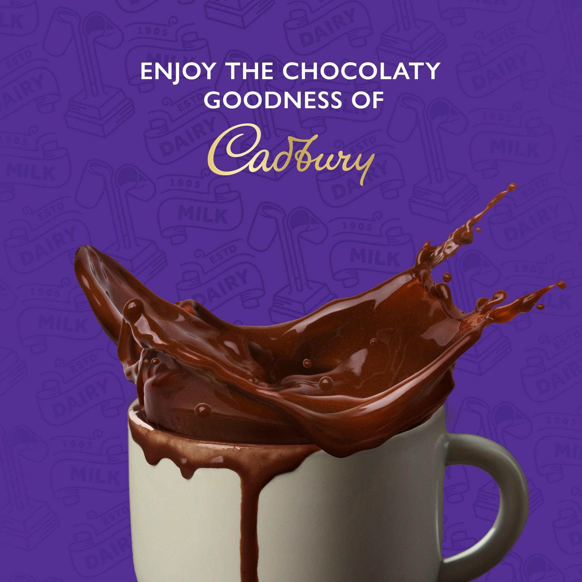 Amazon.com : Cadbury Original Drinking Chocolate 500gram : Hot Cocoa ...