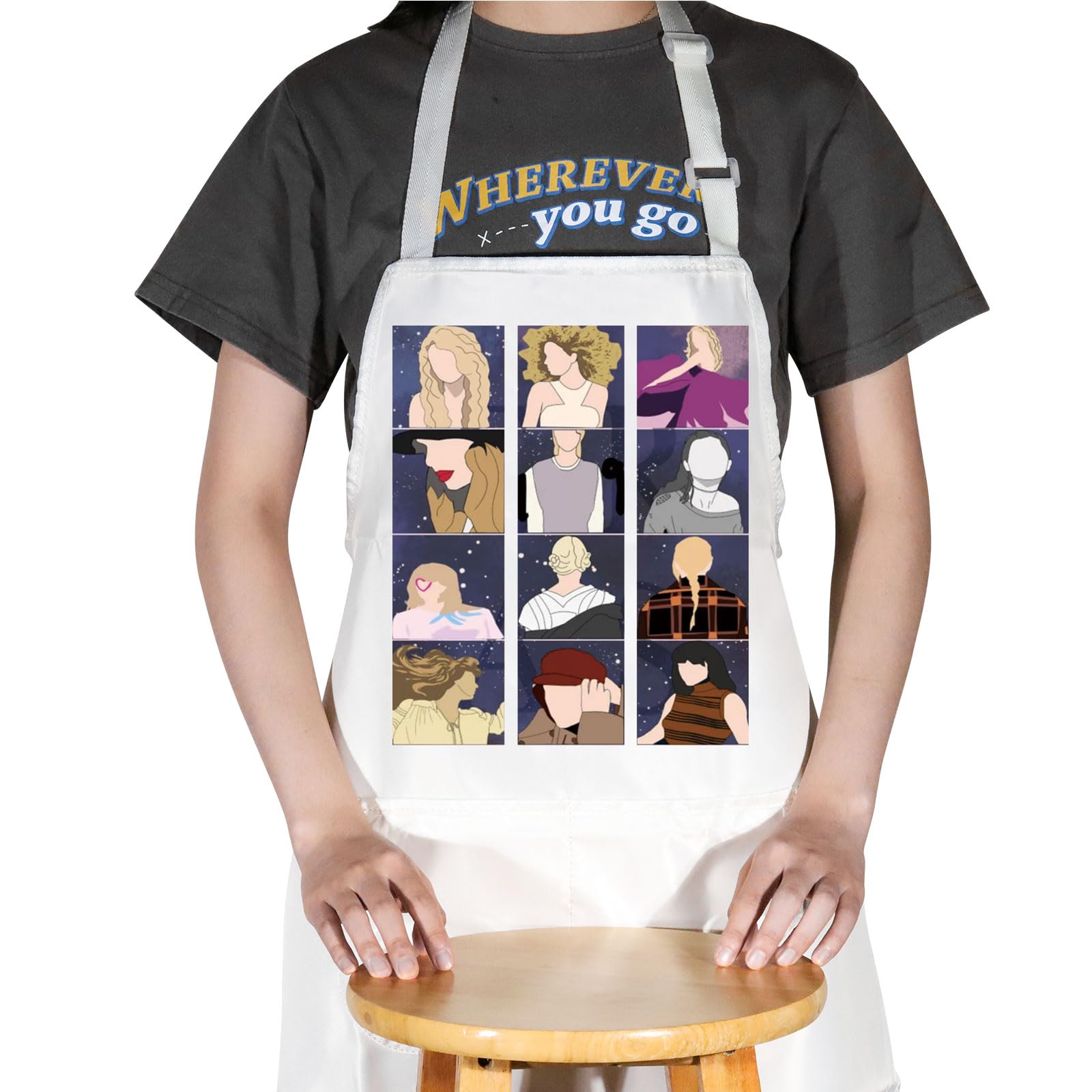 Snapklik.com : BWWKTOP Singer Album Kitchen Apron Singer Fans Inspired ...