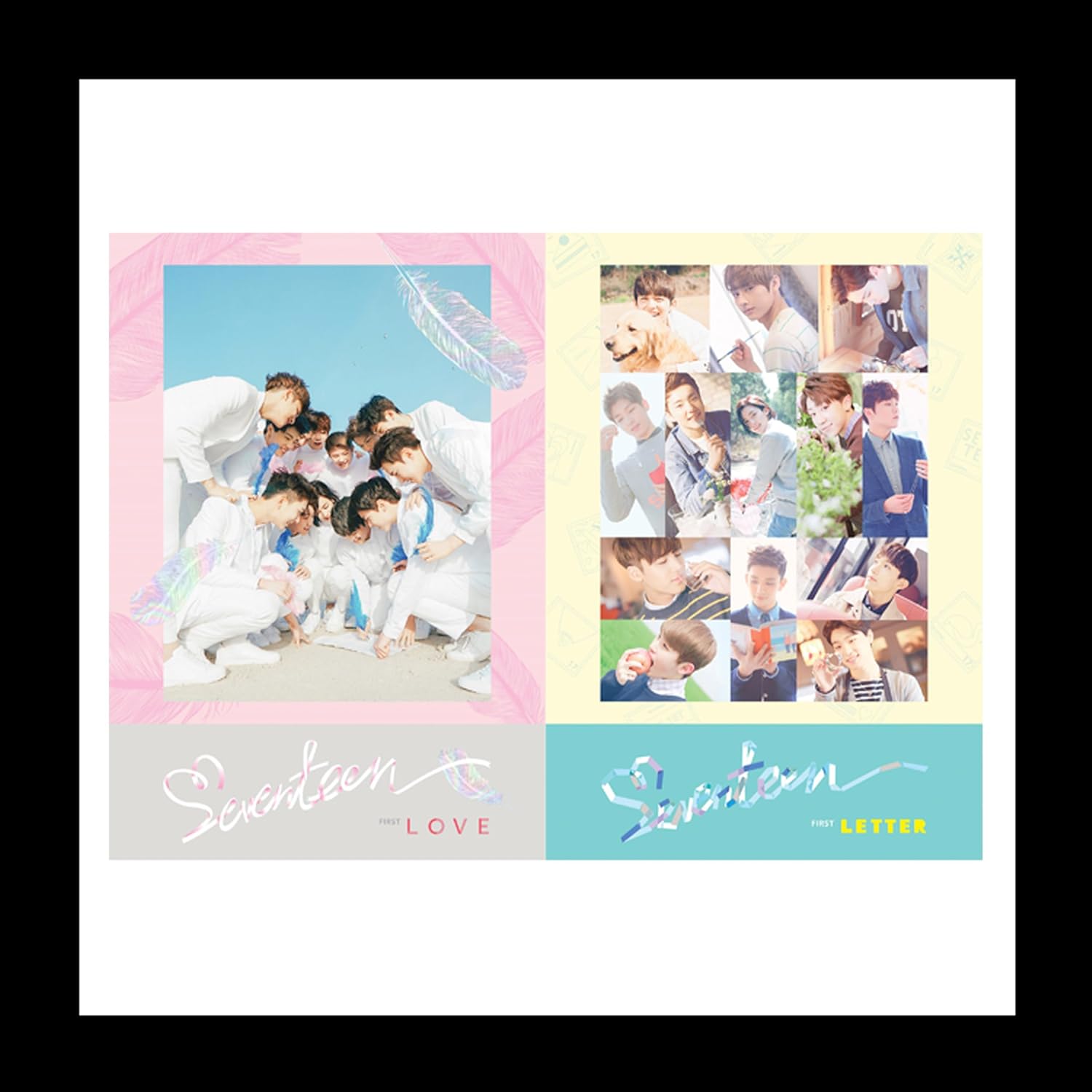 SEVENTEEN FIRST LOVE & LETTER Reissue 1st Album CD+Photobook+Photocard ...