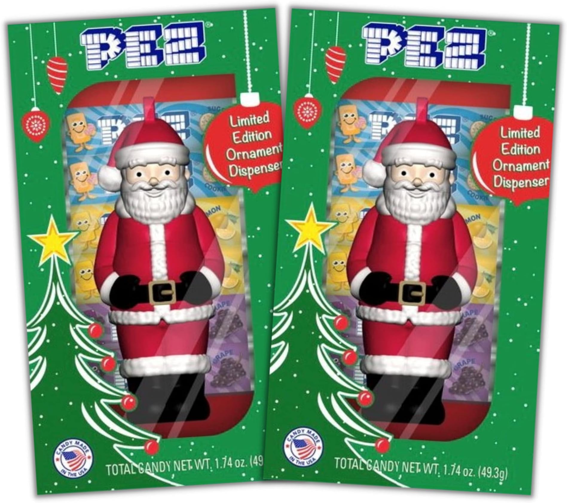 Amazon.com : Pez 12 Days Of Christmas Themed Dispenser Ornaments With ...