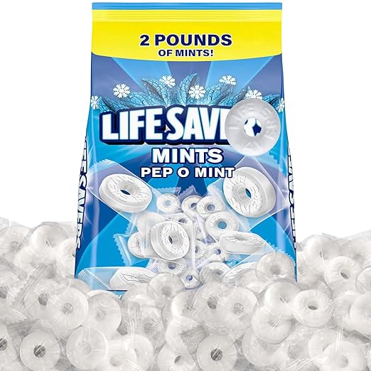 Amazon.com : Pep O Mint Hard Candy, 2lb Pack of Mints Bulk, Perfect for ...