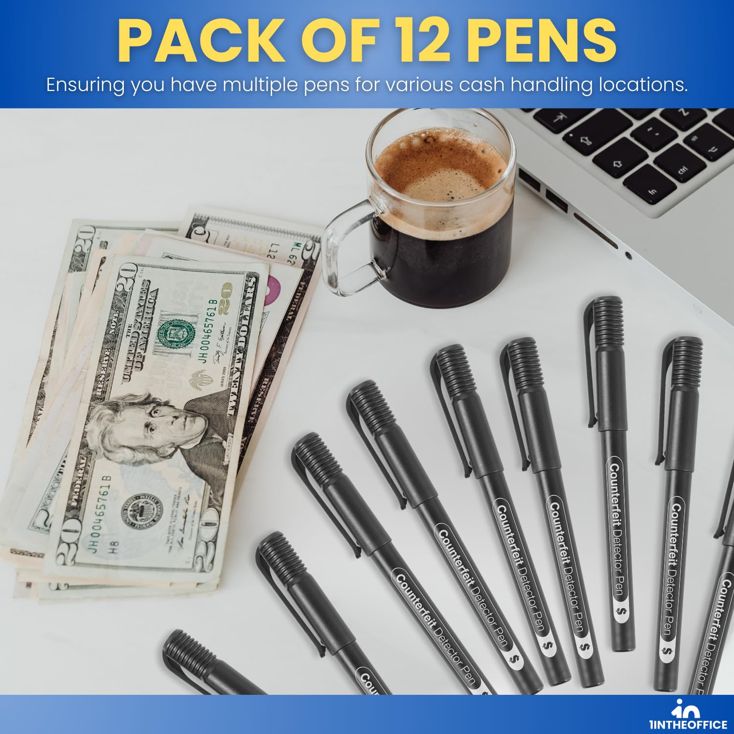 Snapklik.com : 1InTheOffice Counterfeit Bill Detector Pen, Fake Money ...
