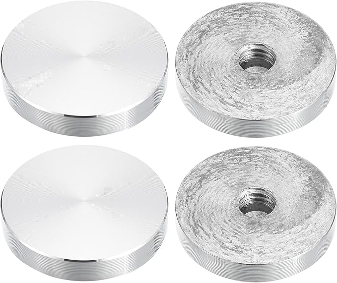 Amazon.com: uxcell M10 Thread 40mm Diameter Round Shape Aluminum Disc ...