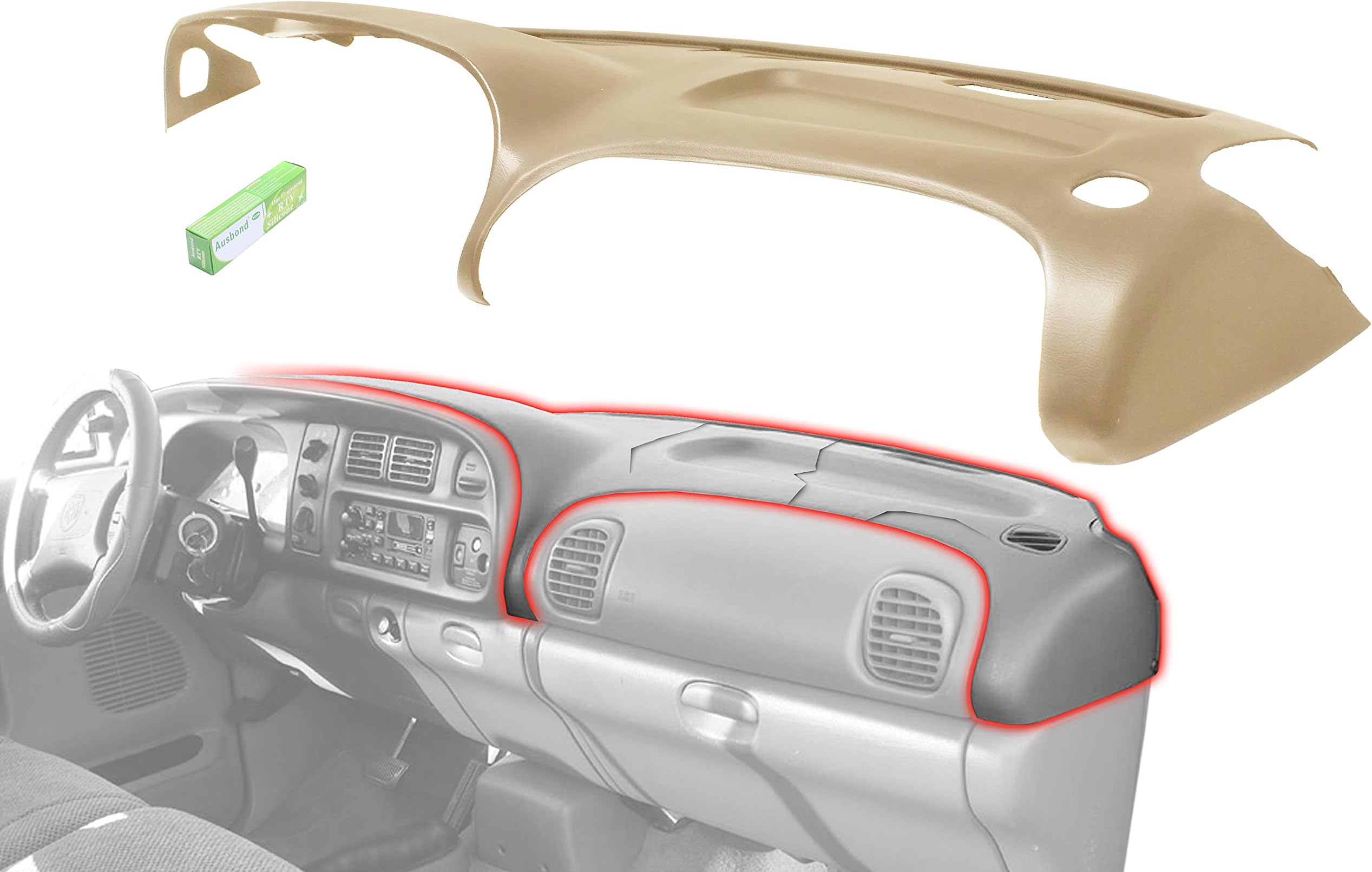 Amazon.com: Garage-Pro Molded Dash Cover Replacement for Dodge Ram 1500 ...
